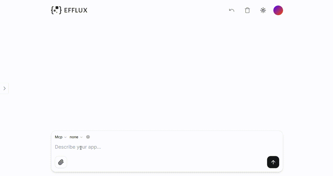 Efflux - Next-Generation AI Interaction Platform Efflux - Next-Generation AI Interaction Platform